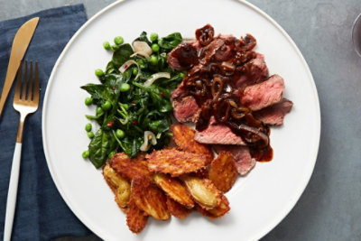 Seared Steak with Crispy Parmesan Potatoes | Safeway