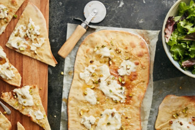 Truffle Pizza with Burrata, Honey, and Pistachios | Albertsons
