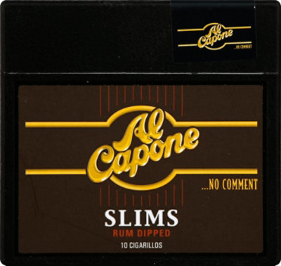 Al Capone Slim Rum Cigars - 10 Count - Vons