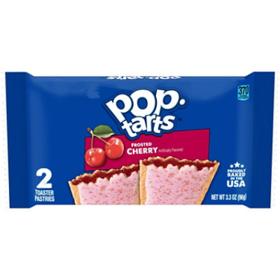 Pop-Tarts Toaster Pastries Frosted Cherry Breakfast Foods 2 Count - 3.3 ...