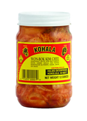 Kohala Kim Chee Prepacked - 12 Oz - Albertsons
