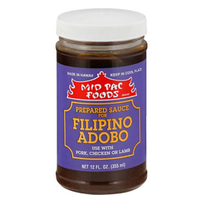 Mid Pac Foods Sauce Filipino Adobo - 12 Fl. Oz. - safeway