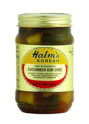 Halms Kim Chee Cucumber Prepacked - 10 Oz - safeway
