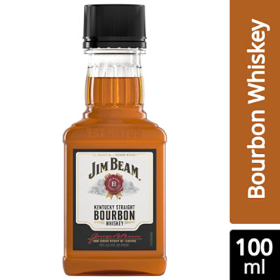 Jim Beam Kentucky Straight Bourbon Whiskey 80 Proof - 100 Ml - Albertsons