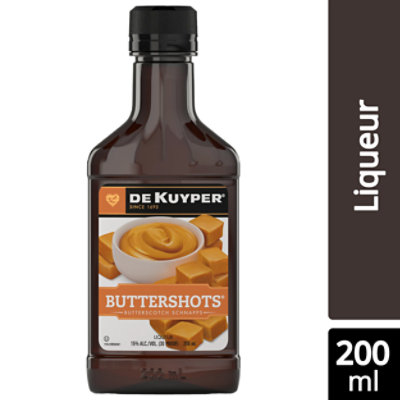 DeKuyper Schnapps Liqueur Buttershots 30 Proof - 200 Ml - Albertsons