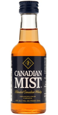 Canadian Mist Blended Canadian Whisky 80 Proof - 50 Ml - albertsons