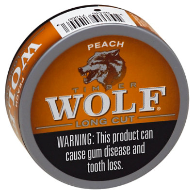 Timber Wolf Long Cut Peach Chewing Tobacco - 1.2 Oz - Haggen