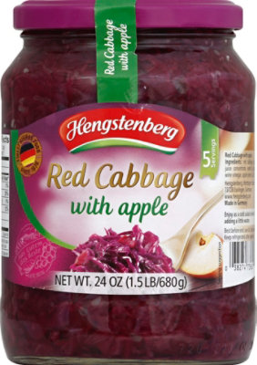 Hengstenberg Red Cabbage With Apple - 24 Oz - Albertsons