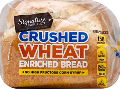 Signature SELECT Bread Enriched Crushed Wheat - 22 Oz - Andronico's