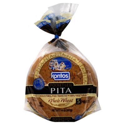 Kontos Wheat Pita Bread - 14 Oz - albertsons