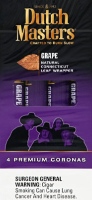 Dutch Masters Cigars Coronas Grape - 4 Count - Albertsons