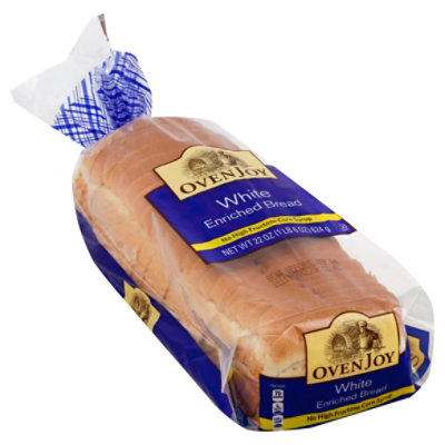 Oven Joy Bread Enriched White - 22 Oz - Carrs