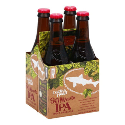 Dogfish Head Beer India Pale Ale 90 Minute IPA Bottles - 4-12 Fl. Oz ...