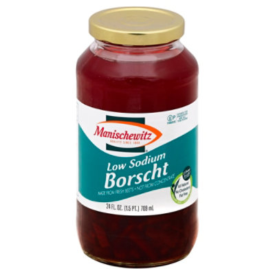 Manischewitz Borscht Low Sodium - 24 Fl. Oz. - vons