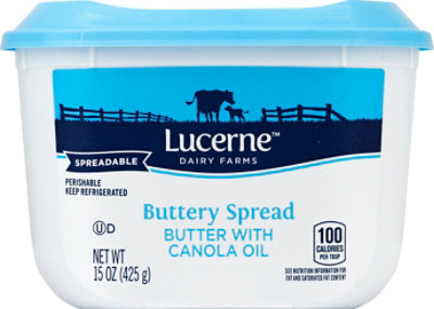 Lucerne Butter Spreadable With Canola Oil - 15 Oz - safeway