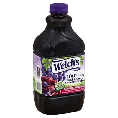 Welchs 100% Juice Black Cherry Concord Grape - 64 Fl. Oz. - Albertsons