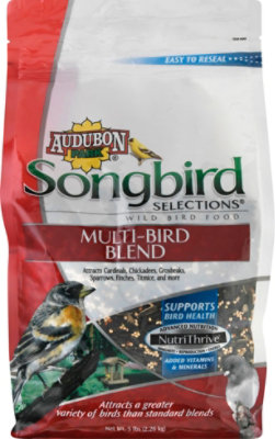 Audubon Park Songbird Selections Wild Bird Food Multi-Bird Blend Bag ...