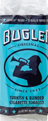 Bugler Original Cigarette Tobacco Pouch - .65 Oz - albertsons
