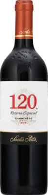 Santa Rita 120 Carmenere Wine - 750 Ml - Albertsons