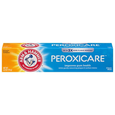 ARM & HAMMER Peroxicare Clean Mint Fluoride Toothpaste - 6 Oz - safeway