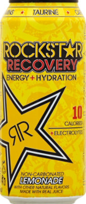 Rockstar Recovery Energy Drink Lemonade - 16 Fl. Oz. - Kings Food Markets