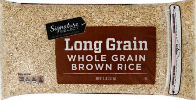 Signature SELECT Rice Brown Whole Grain Long Grain - 5 Lb - Andronico's