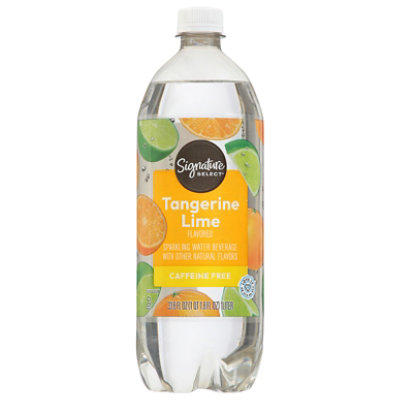 Signature SELECT Sparkling Water Tangerine Lime - 33.8 Fl. Oz. - Safeway