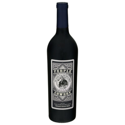 Purple Cowboy Tenacious Red Wine - 750 Ml - albertsons
