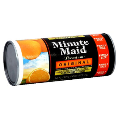 Minute Maid Premium Juice Frozen Concentrated Orange Original Family ...
