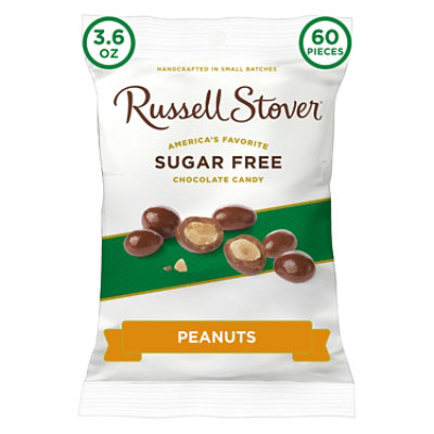 Russell Stover Sugar Free Panned Peanuts - 3.6 Oz - jewelosco