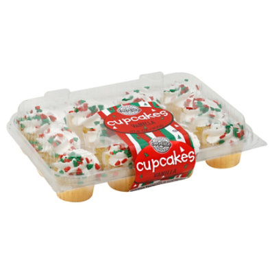 two-bite Cupcakes Vanilla 12 Count - 10.5 Oz - albertsons