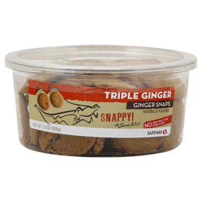 Cookie Triple Ginger Snaps - Each - safeway
