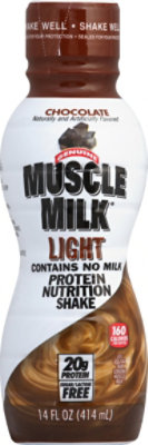 MUSCLE MILK Light Protein Shake Chocolate - 14 Fl. Oz. - safeway