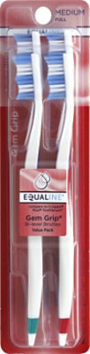 Signature Care Toothbrush Angle Grip With Bi Level Bristles Medium - 4 ...
