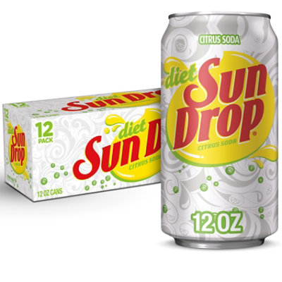 Sun Drop Soda Citrus Diet - 12-12 Fl. Oz. - Albertsons