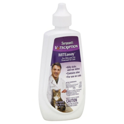 Sergeants Vetscription MITEaway For Cats Bottle - 3 Fl. Oz. - safeway