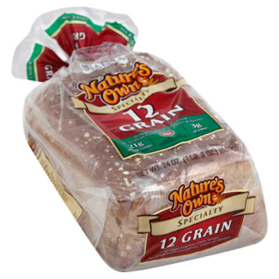 Natures Own 12 Whole Grain Bread - 24 Oz - Safeway