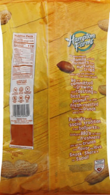 Hampton Farms Peanuts Roasted No Salt - 80 Oz - carrsqc