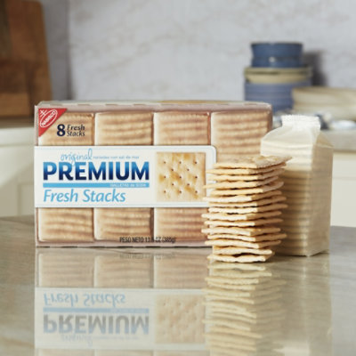Premium Original Fresh Stacks Saltine Crackers - 13.6 Oz - jewelosco