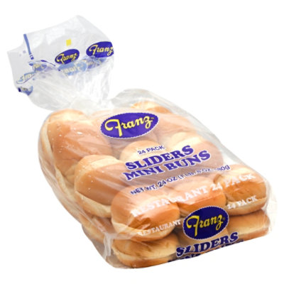 Franz Slider Buns - 24 Count - haggen