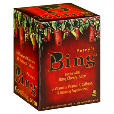 Bing Beverage Made with Bing Cherry Juice - 4-12 Fl. Oz. - Pavilions