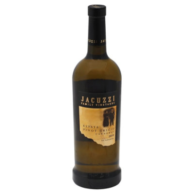 Jacuzzi Estate Pinot Grigio Wine - 750 Ml - safeway