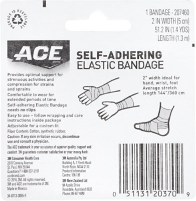 ACE Self Adhesive Athletic Bandage 2 Inch - Each - albertsons