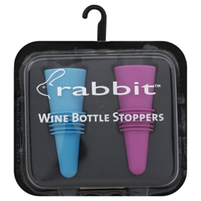 Rabbit Wine Bottle Stoppers - 2 Count - safeway