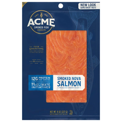 ACME Smoked Nova Salmon - 8 Oz - safeway