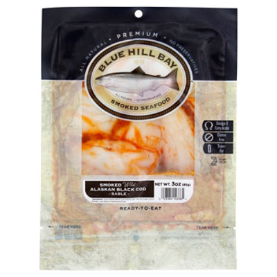 Blue Hill Bay Smoked Wild Alaskan Black Cod - 3 Oz - safeway