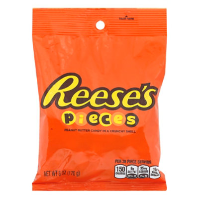 Reeses Pieces Peanut Butter Candy Peg Bag - 6 Oz - safeway
