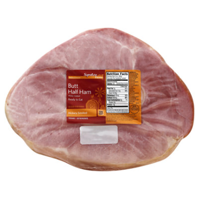 Signature Select Ham Butt Hickory Smoked Special Order - 1.5 lb - safeway
