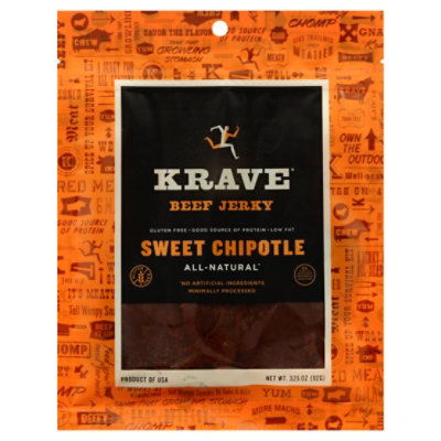 Krave Beef Jerky Sweet Chipotle - 3.25 Oz - vons