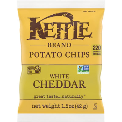 Kettle Brand White Cheddar Kettle Potato Chips - 1.5 Oz - safeway
